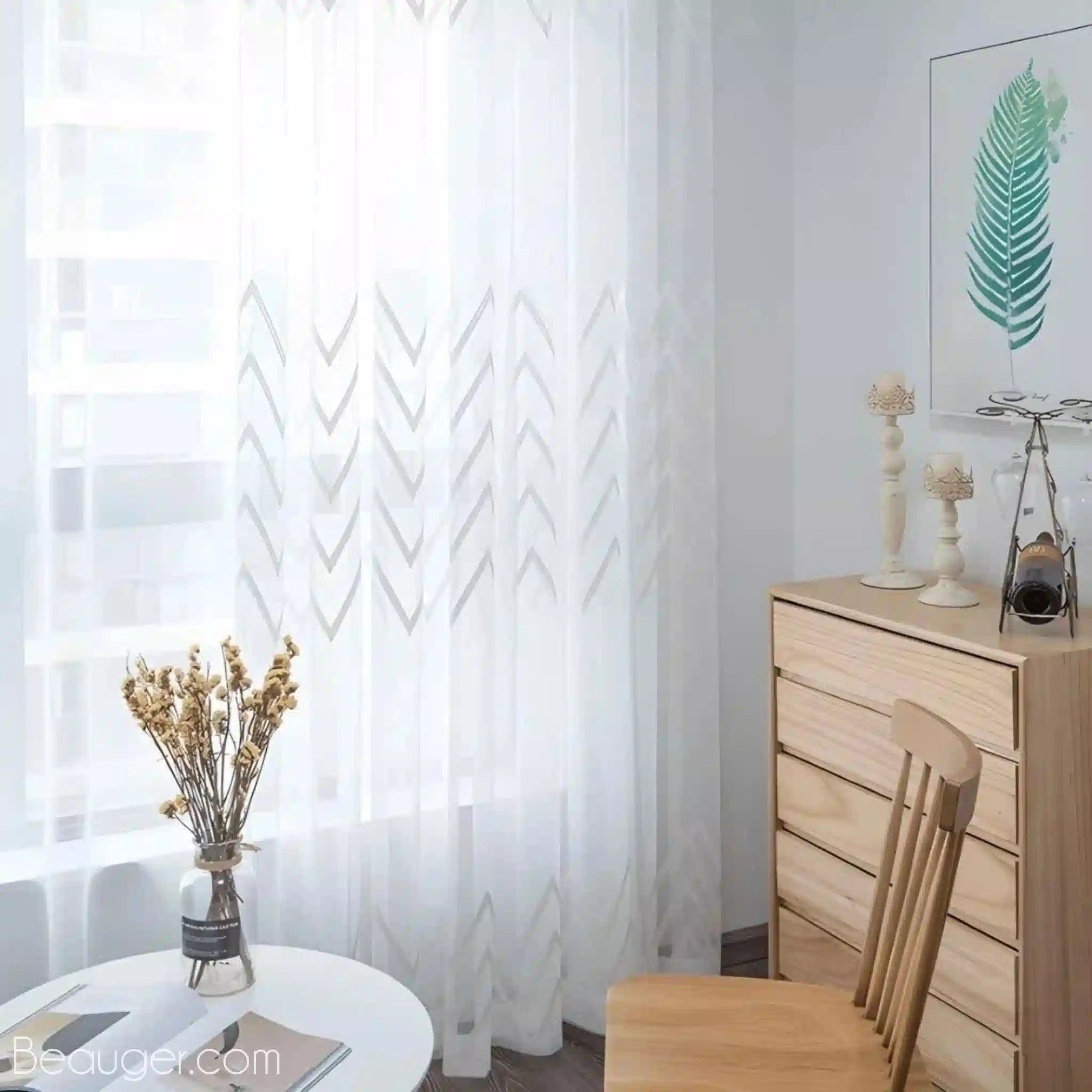 Rideau Voilage Galon Fronceur Ruflette | Beauger